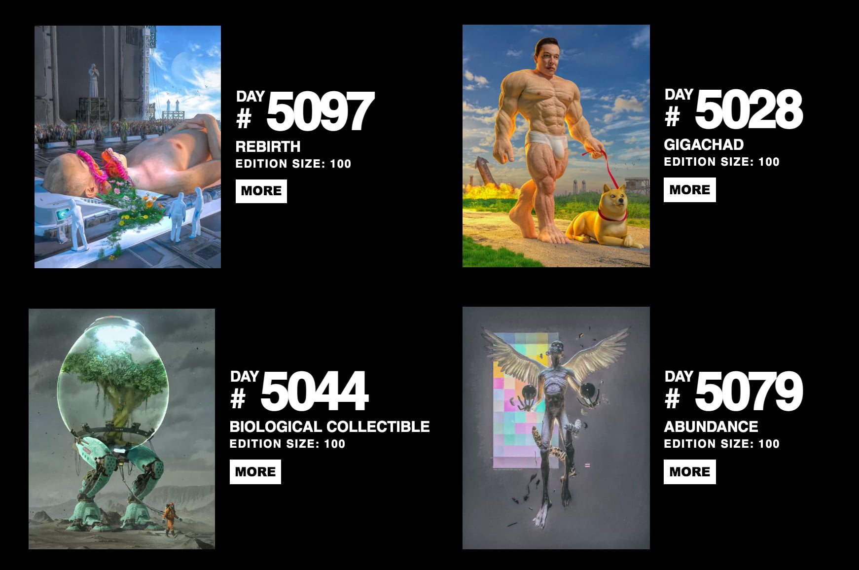 New Beeple Spring Collection NFTs Dropping on Nifty - NFT Artwork